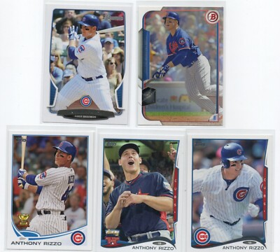 ANTHONY RIZZO CHICAGO CUBS 2013 2014 BOWMAN TOPPS 5X ROOKIE CUP LOT | eBay