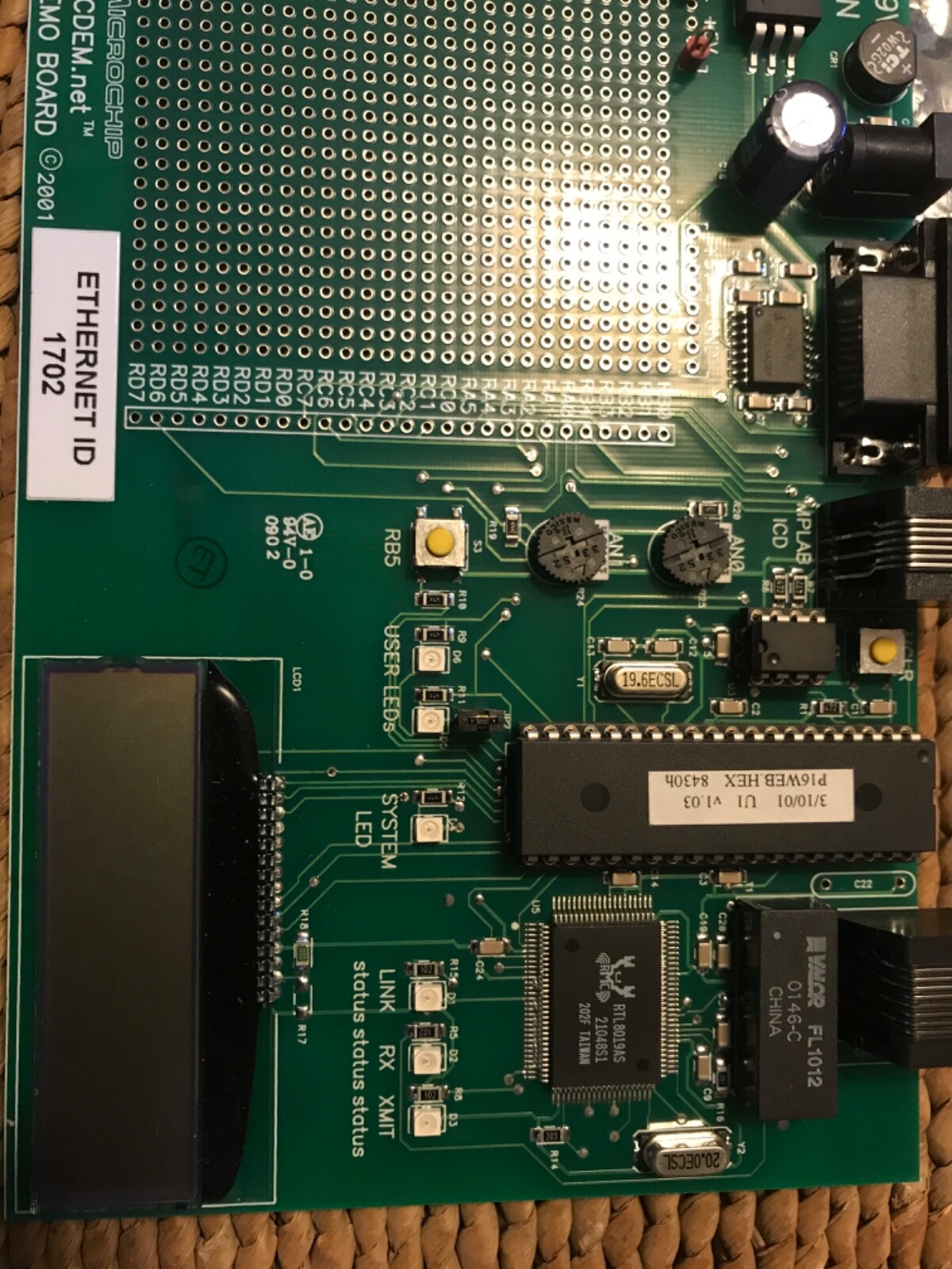 Microchip PICDEM 4 Demo Board 02-01688-r9 for sale online | eBay