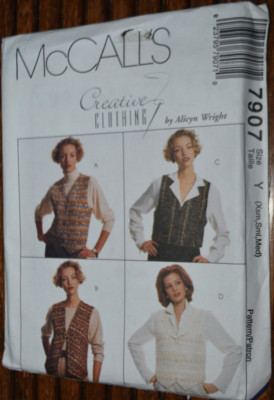 McCalls 7907 Pattern Misses Creative Clothing A Line Dress Sz Sx S M 4 ...