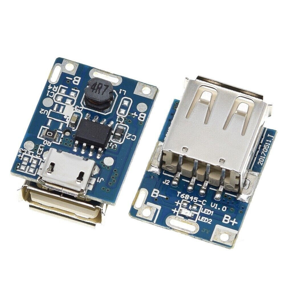 USB Power Bank Circuit Board 134N3P Charge Discharge Module Boost 3.7V ...