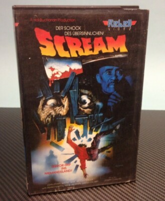 SCREAM (VHS, 1981) Slasher/Mystery Rare Rebell Video German Big Box ...