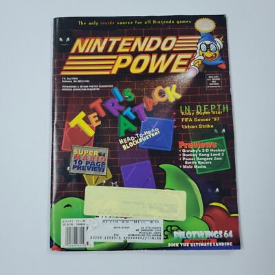 Nintendo Power #87 - Tetris Attack- Complete With Poster & Inserts | eBay