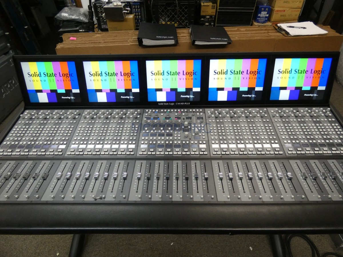 SSL C10 HD Plus Digital Broadcast Console w/ 4 Alpha-link SSL C10 HD Plus Digital Broadcast Console w/ 4 Alpha-link
