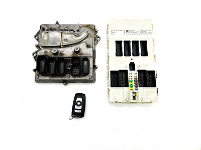 2013 BMW ACTIVEHYBRID 3 F30 N55 ENGINE DME CAS4 IMMOBILIZER MODULE SET ...