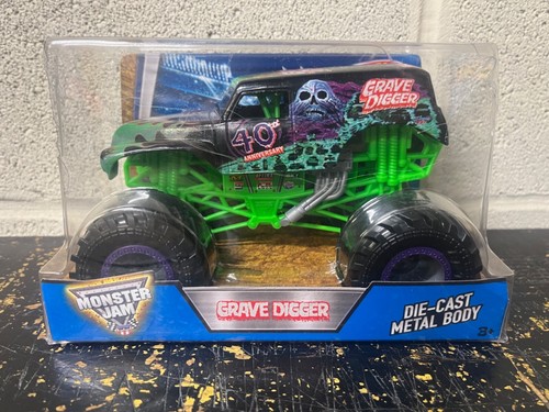 Hot Wheels MONSTER Jam Truck Die Cast Body 40th Ann. Grave Digger ...