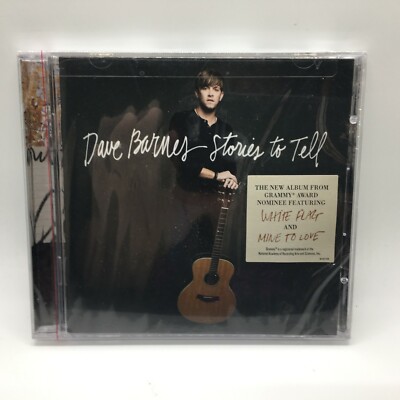 Stories to Tell by Dave Barnes (CD, 2012, Razor & Tie) Free Ship New ...