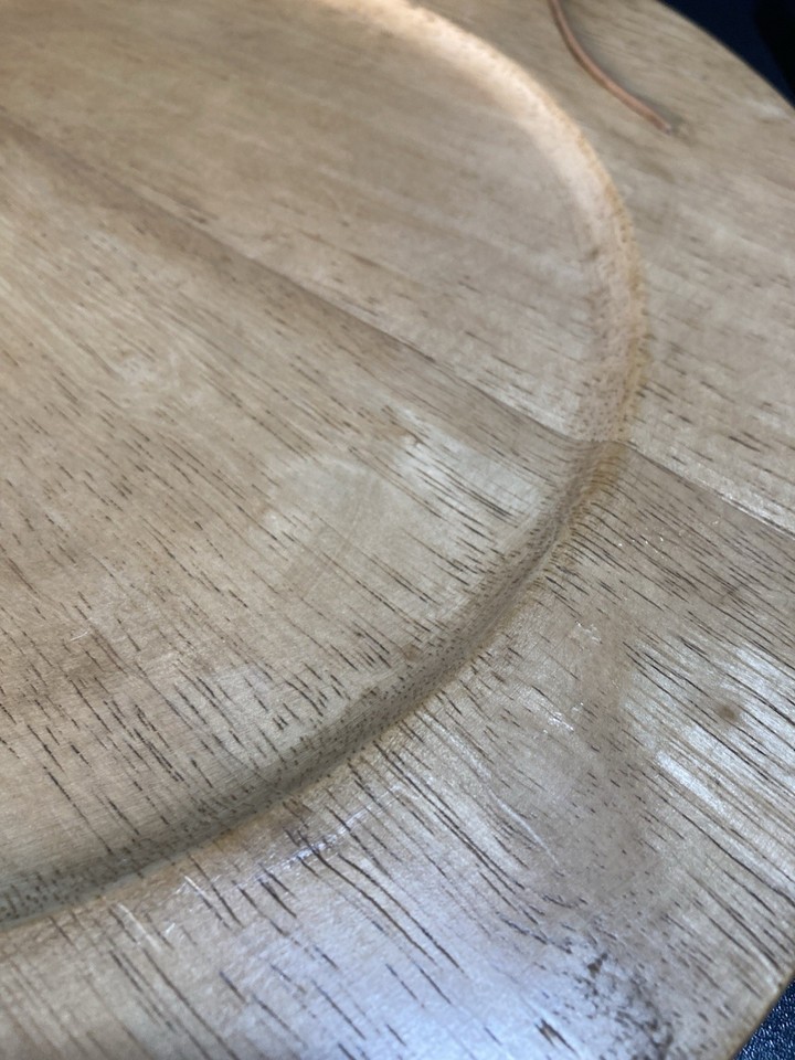 Mouseman Style 14” Diameter Bread/cheese/fruit Board | eBay UK