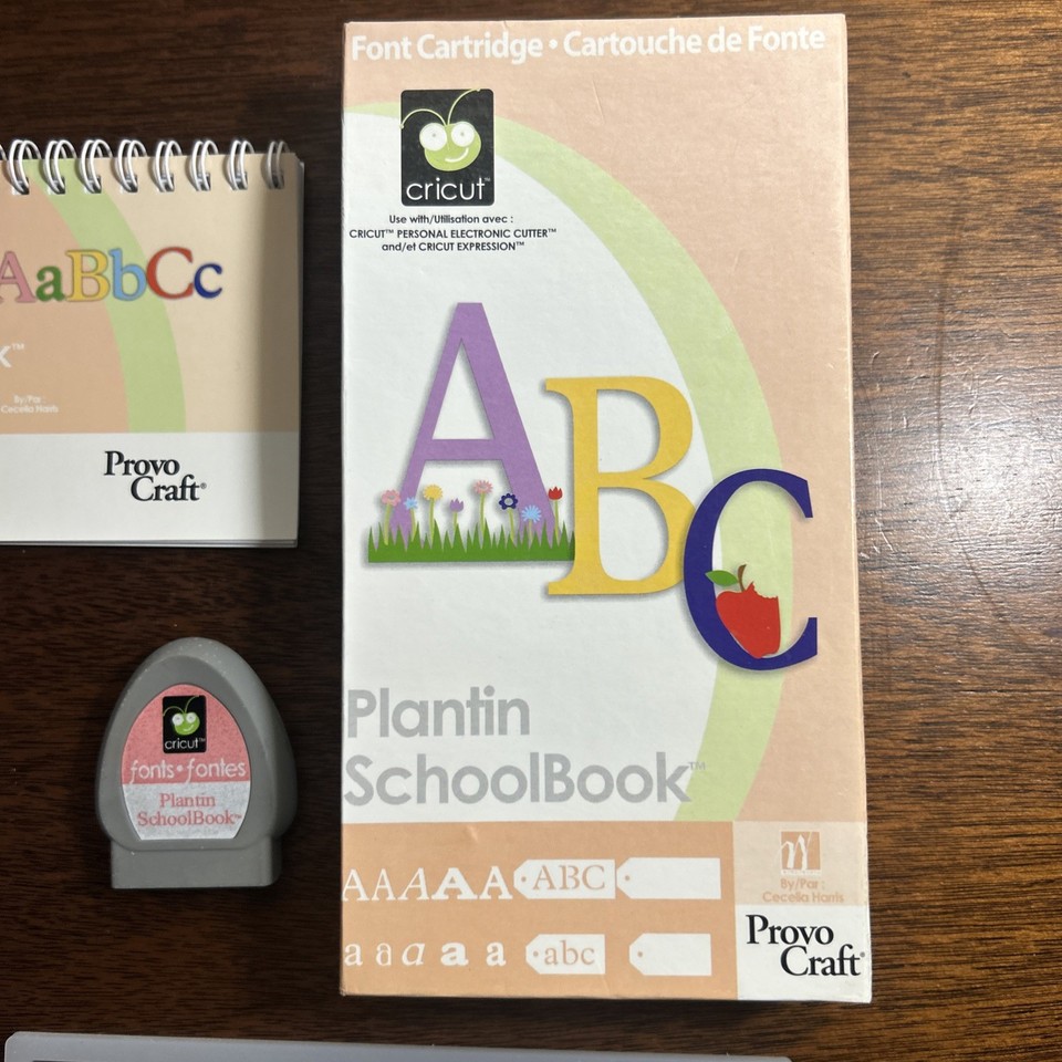 Cricut Shapes Cartridge Set - Plantin SchoolBook ( 29-0390 ) | eBay