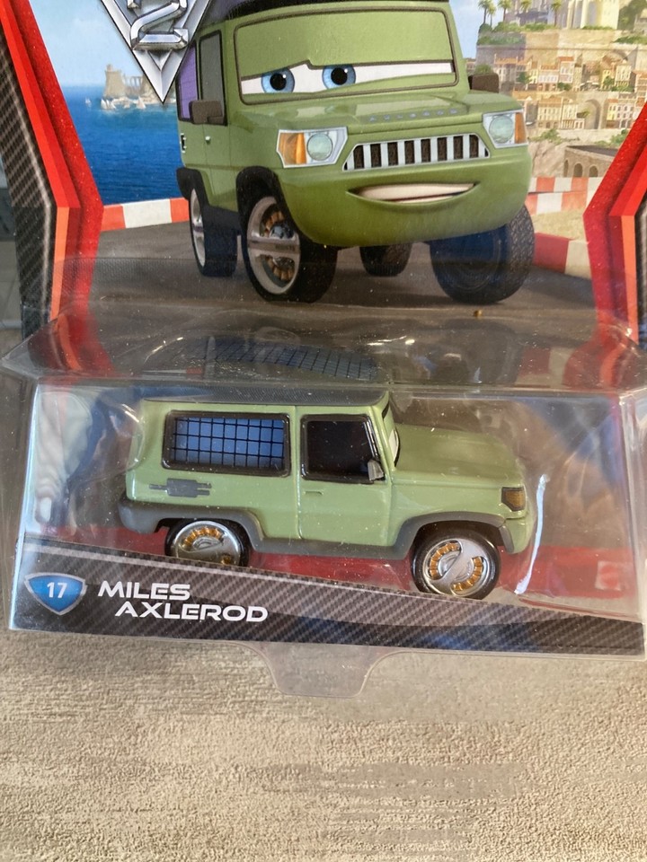 Disney Pixar Cars 2 Miles Axlerod Axelrod #17 Allinol (2010) New ...