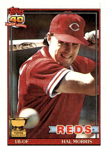 1991 Topps #642 Hal Morris - Cincinnati Reds | eBay