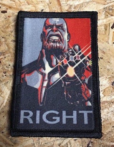 Thanos Ending Child Hunger Morale Patch Tactical Military Army Badge Flag USA | eBay