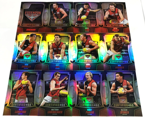 2016 AFL CERTIFIED SERIES CERTIFIED 460 FOIL CARD TEAM SET (12 ...