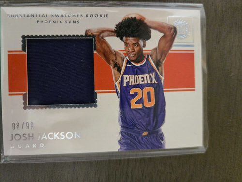 2017-18 Panini Encased Josh Jackson Substantial Swatches Patch ROOKIE ...