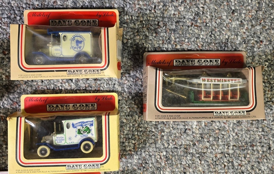 LOT 43 Vintage Rare Days Gone By Lledo Diecast Model Cars 1983 85 New ...