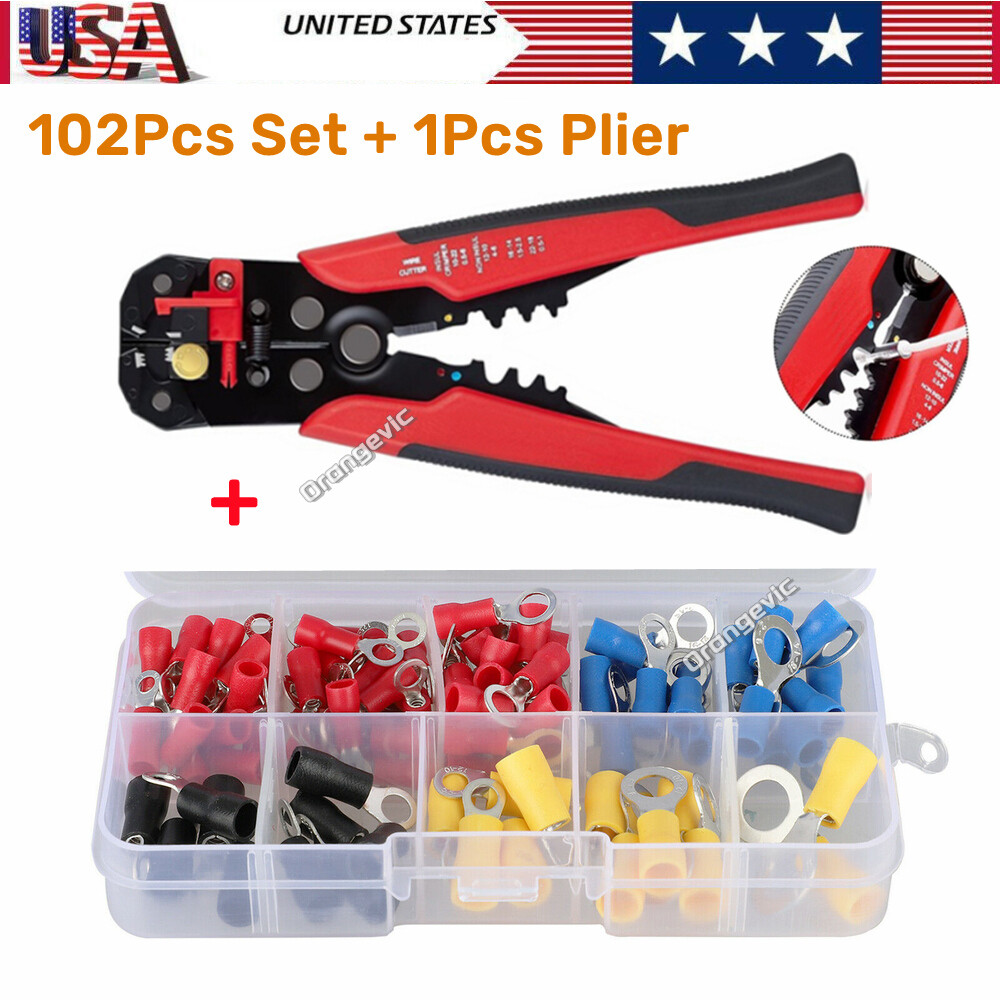 102/300PCS Car Wire Assorted Insulated Electrical Terminals Connectors ...