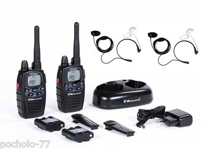 Talkie-walkie Midland G7 Pro + chargeur + câble Laringofonos Ptt long ...