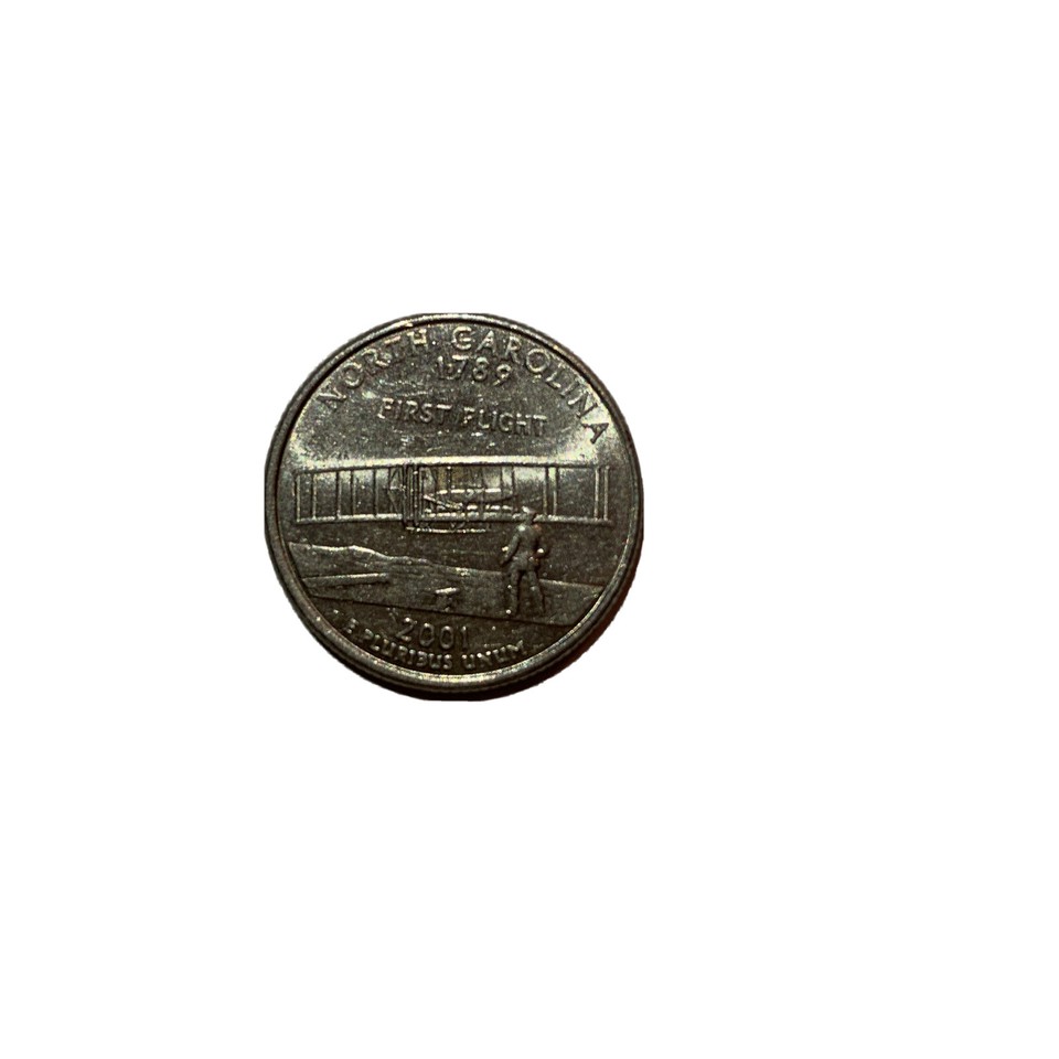 North Carolina 1789 “First Flight” 2001 QUARTER DOLLAR | eBay
