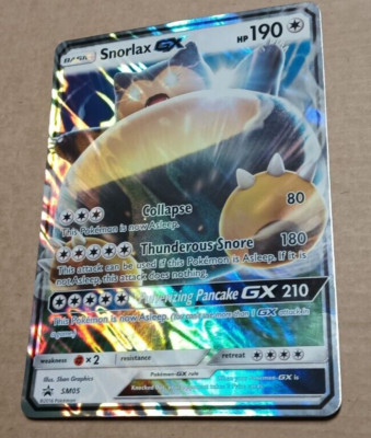 Pokemon TCG Jumbo Oversized Box Topper Card Snorlax GX Promo SM05 | eBay