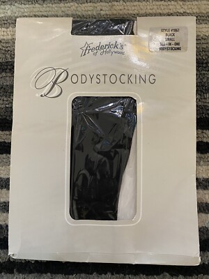 Vintage Fredericks Of Hollywood All-In-One Body Stocking Black Size ...
