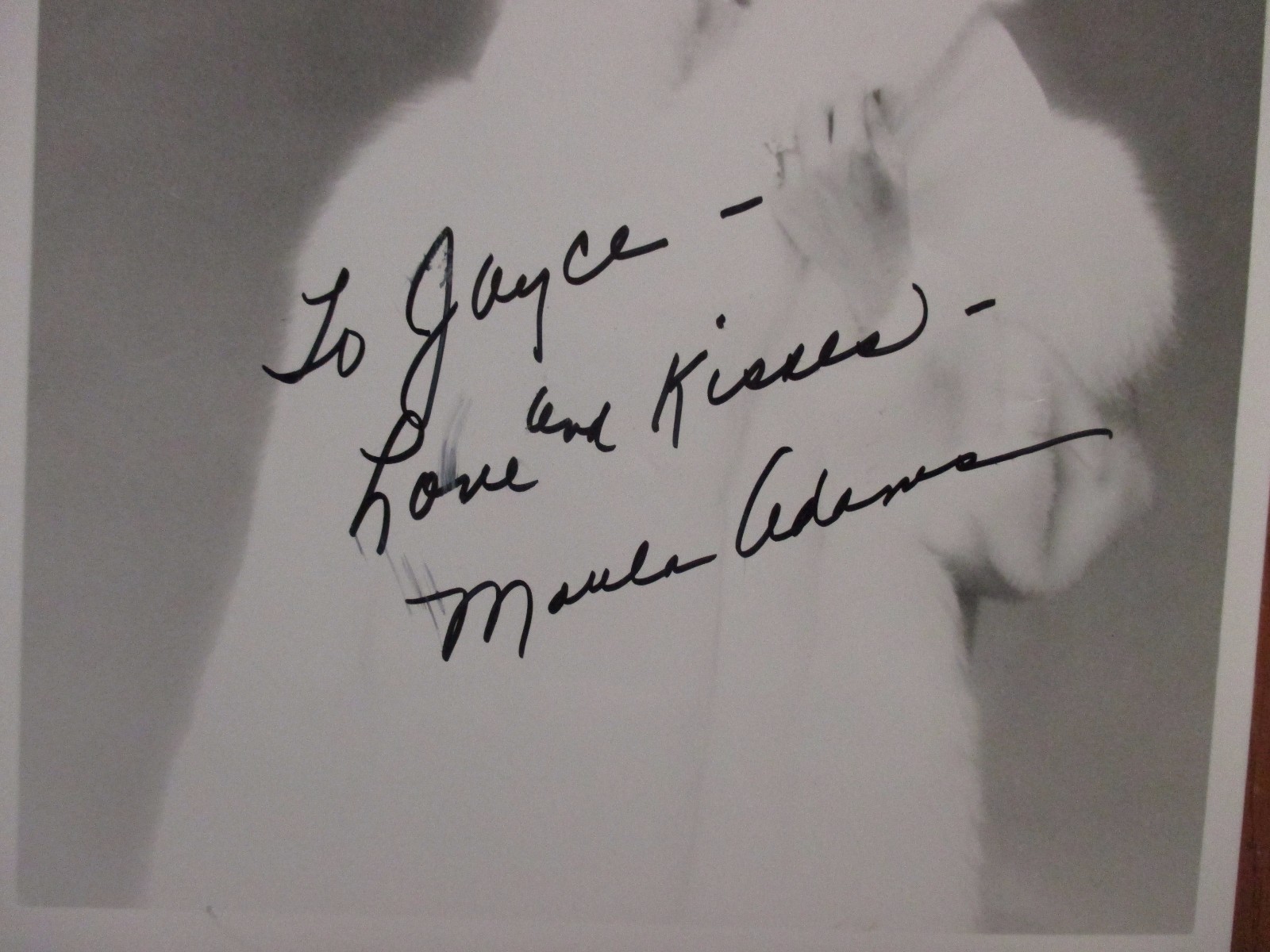 MARLA ADAMS(The Secret Storm/The Young and the Restless)Signed 8 X 10 B ...