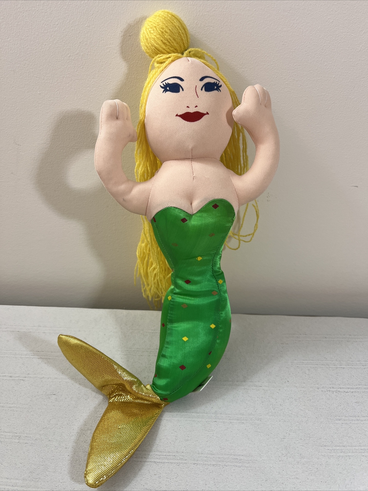 Vintage Chicken of the Sea Mermaid 12" Stuffed Plush Doll Tuna Fish ...