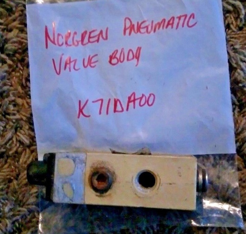 NORGREN K71DA00 PNEUMATIC VALVE BODY K71DA00 | eBay