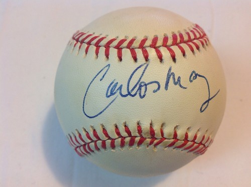 Carlos May Signed OMLB Baseball Auto Chicago White Sox | eBay