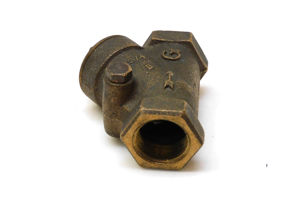 GRINNELL 3/4" NPT THREADED WYE Y BRONZE SWING GATE CHECK VALVE 200 WOG ...