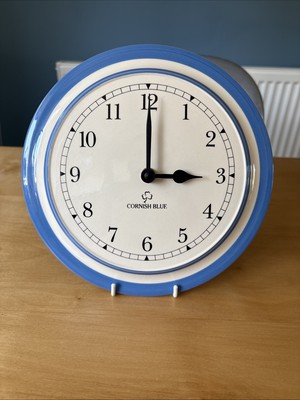 T G Green Cornishware Cornish Blue Wall Clock | eBay.de