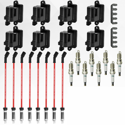 8X UF271 For Chevy GMC 4.8L 5.3L 6.0L Square Ignition Coil & Spark Plug ...