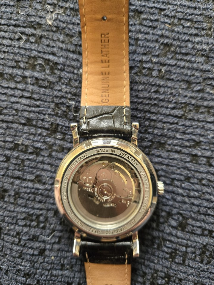 TUW Ruhla Automatic Mens Watch Thuringia 10140 Sapphire Crystal Made in ...