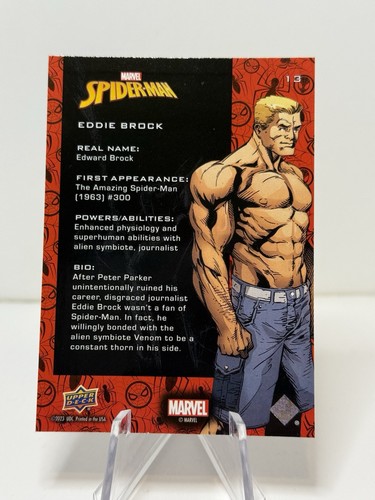 Upper Deck Marvel Spiderman #13 Eddie Brock Copper Foil (2025 Release ...