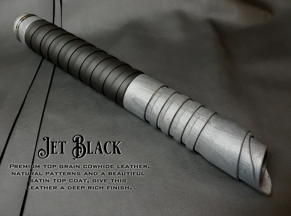 LEATHER WRAPS GENUINE COWHIDE 4FT. LIGHT SABER HILT WRAP, AXE, KNIFE ...