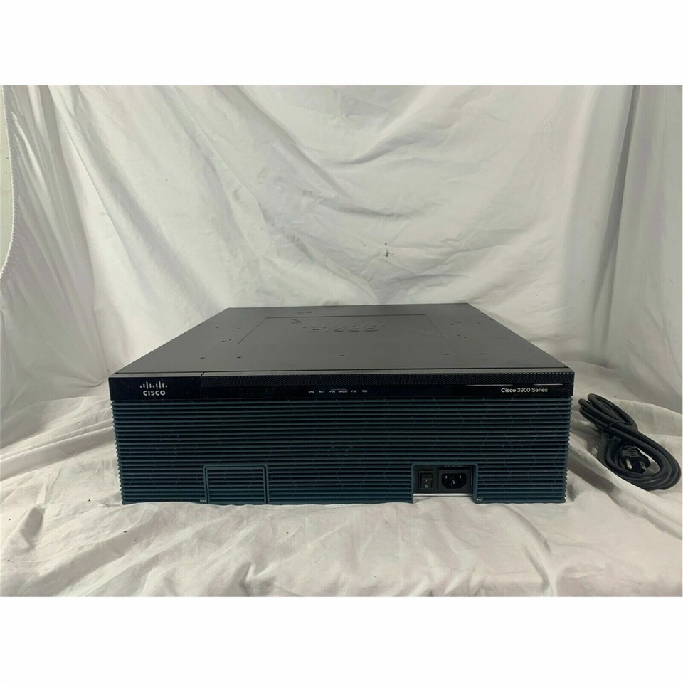 Cisco 3925 3-Port Gigabit Wired Router (CISCO3925/K9 with SPE100/K9 1GB ...