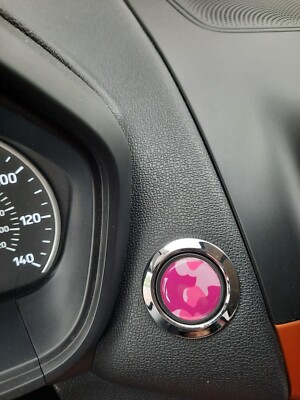 Stop Start Engine Decal - Pink Camo Push To Start Button Decal | eBay