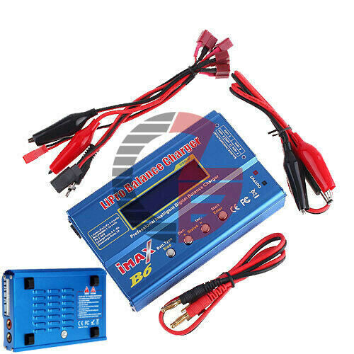 3.7V 4 Port USB Battery RC Lipo NiMh Battery iMAX B6 LCD 2S 6S Balance ...