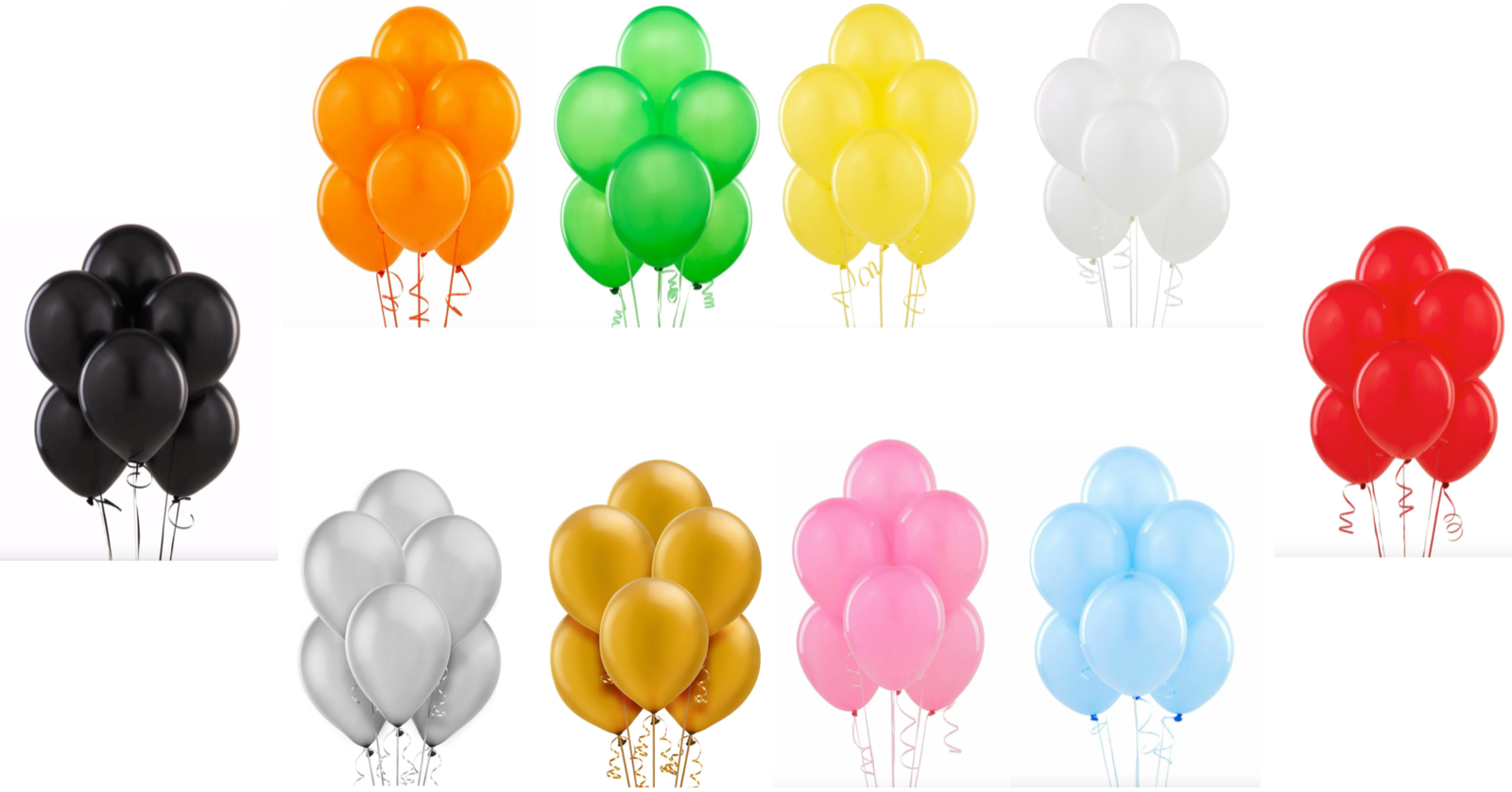 Balloons 12 inch latex solid colour Celebration Party Decoration Helium ...