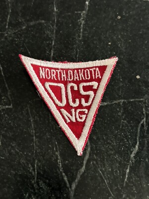 North Dakota ND Military Academy PATCH VTG RARE 60s 70s State Guard OCS ...