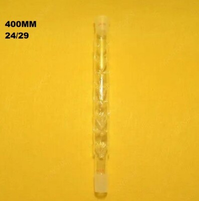 400MM 24/29 Lab Glass Vigreux Distilling Column Distillation Glass Tube ...