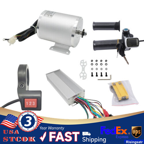 Go-Kart ATV E-Bike Brushless Electric Motor Controller kit 48V 2000W ...