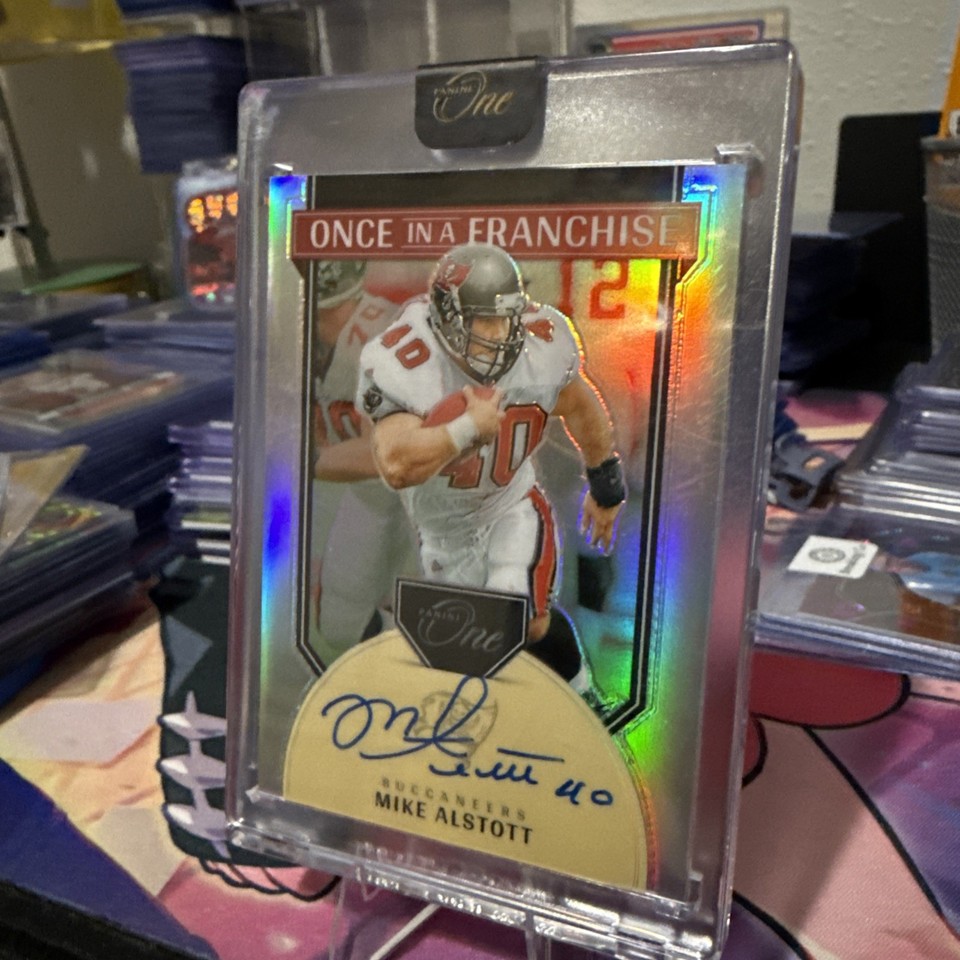 Mike Alstott 2024 Panini One Football Once In A Franchise Auto 07/99 | eBay