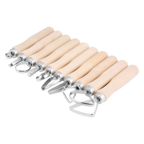 JR2-10/ 10Pcs DIY Wax Carving Pottery Shapers Clay Sculpture Tool ...