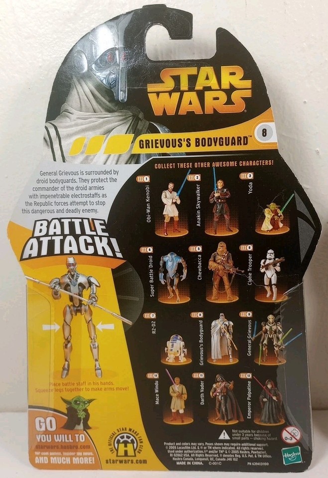 * Star Wars Revenge of the Sith ROTS General Grievous & Bodyguard ...