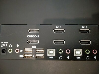 StarTech SV231DPDDUA2 2-Port DisplayPort Dual-Monitor KVM Switch - 4K ...