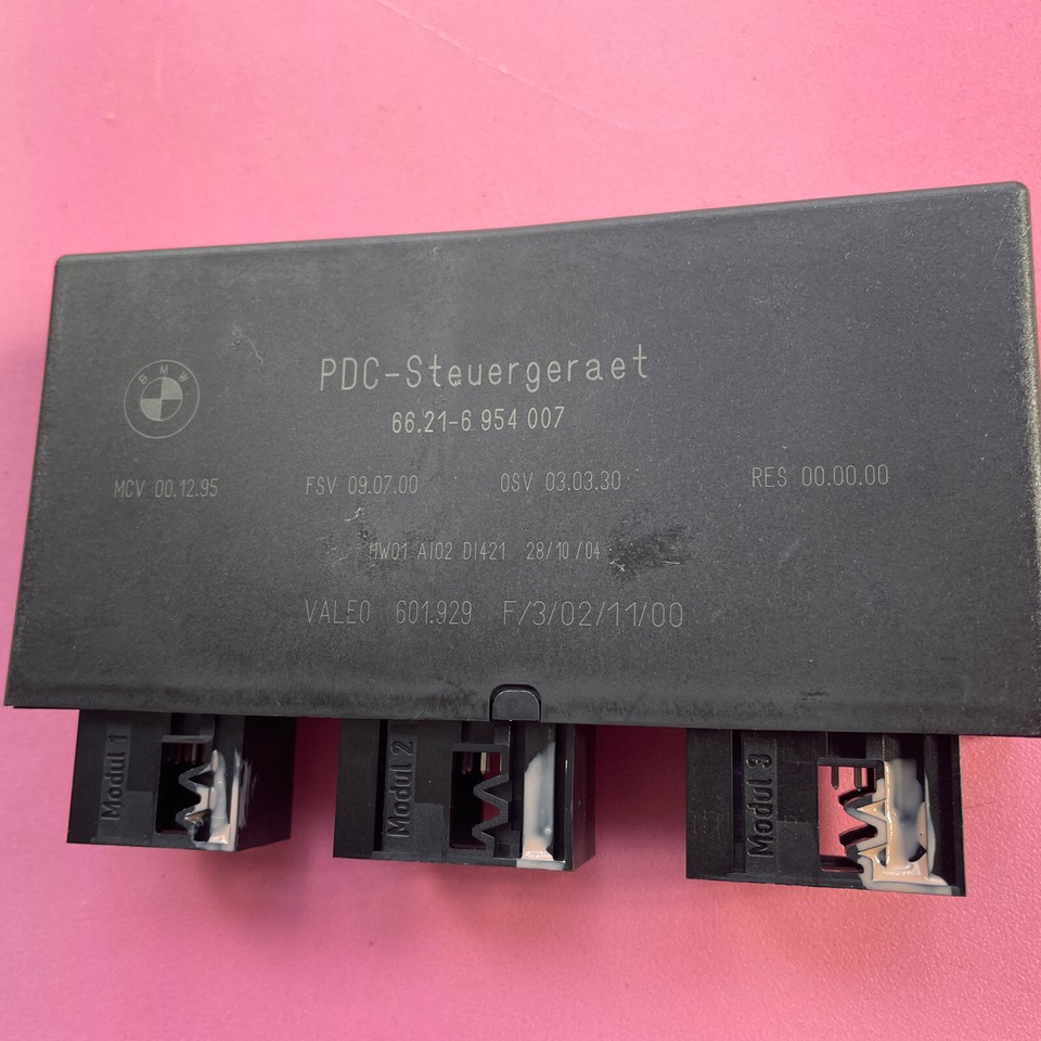 2005 BMW 645ci PDC Parking Distance Control Module Unit 66.21-6 954 007 ...