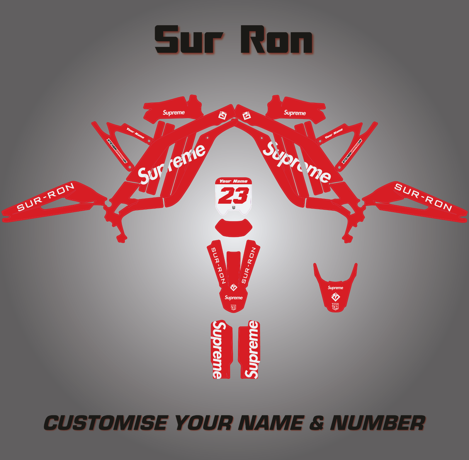 Sur-Ron Stickers Light Bee Full Graphics Stickers Kit / Wrap Surron ...