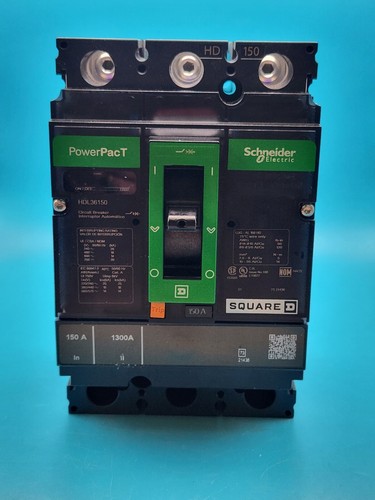 SQUARE D NEW HDL36150 600V 150A Circuit Breaker Open Box Power Pact ...