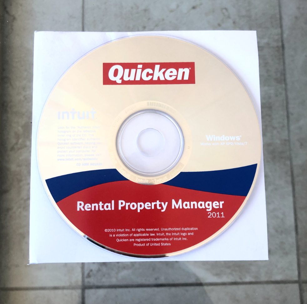 Intuit Quicken Rental Property Manager 2011 for Windows XP/SP2/Vista/7 ...