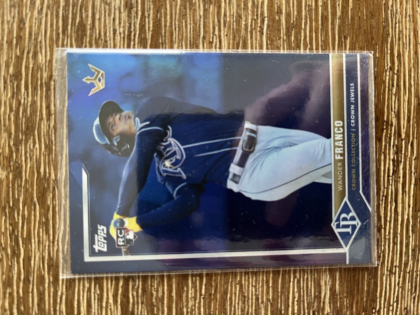 2022 Topps x Bobby Witt Jr. Crown Collection Wander Franco Blue Rainbow ...