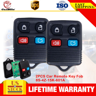 2PC 8S-4Z-15K-601A For Ford Expedition Explorer Car Remote Key Fob ...